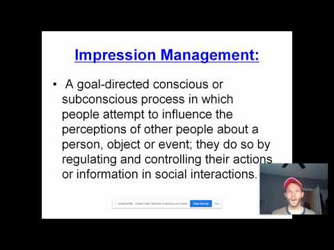 Sociology- Lesson 24 (Goffman) 3-24-20