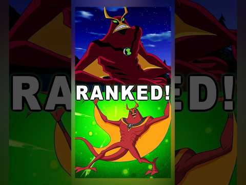 Jetray Ranked Worst to Best for Ben 10! #ben10 #ranked #fyp