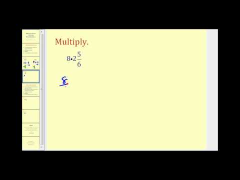 Multiplying and Dividing Mixed Numbers | Math Help from Arithmetic ...