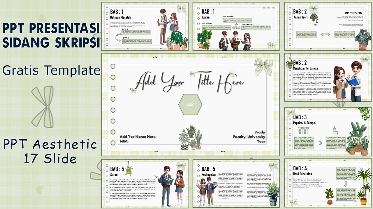 PPT Presentasi Sidang Skripsi Gratis 💥Free Download💥