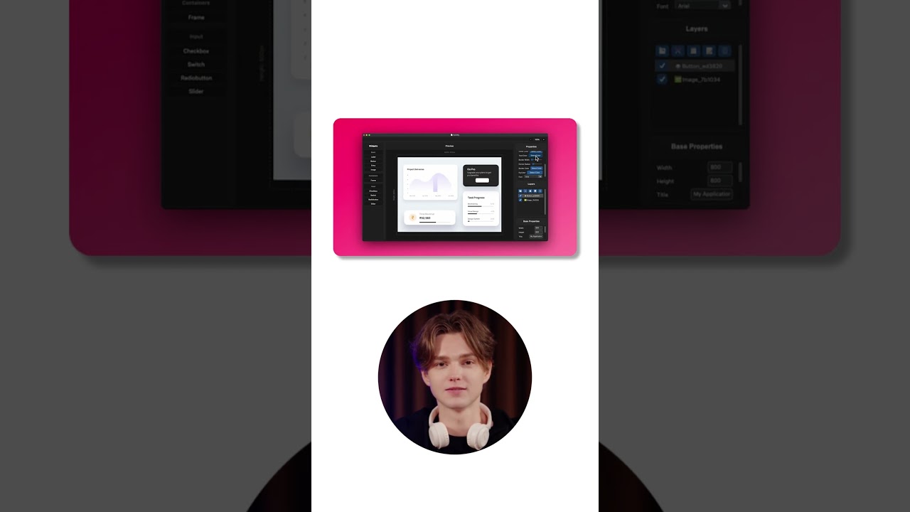 Create Beautiful Python GUI in 5 Minutes 🐍   | Buildfy : Modern GUIs with Drag & Drop