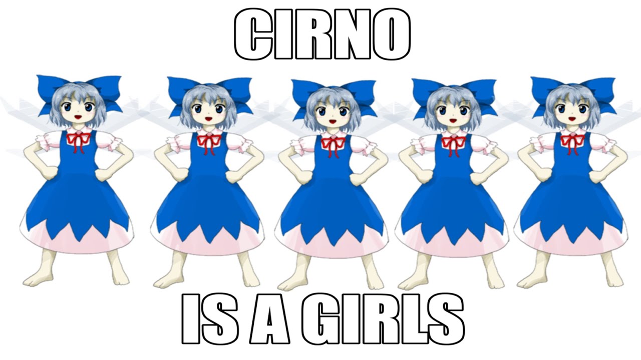 Children attempting to name Cirno