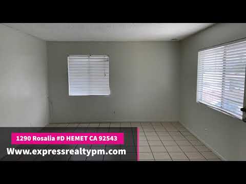 apartment for rent 1290 Rosalia #d Hemet ca 92543