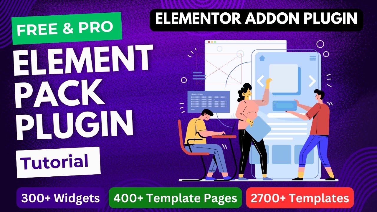 Free & Pro Element Pack Plugin Tutorial | Elementor Addon Plugin