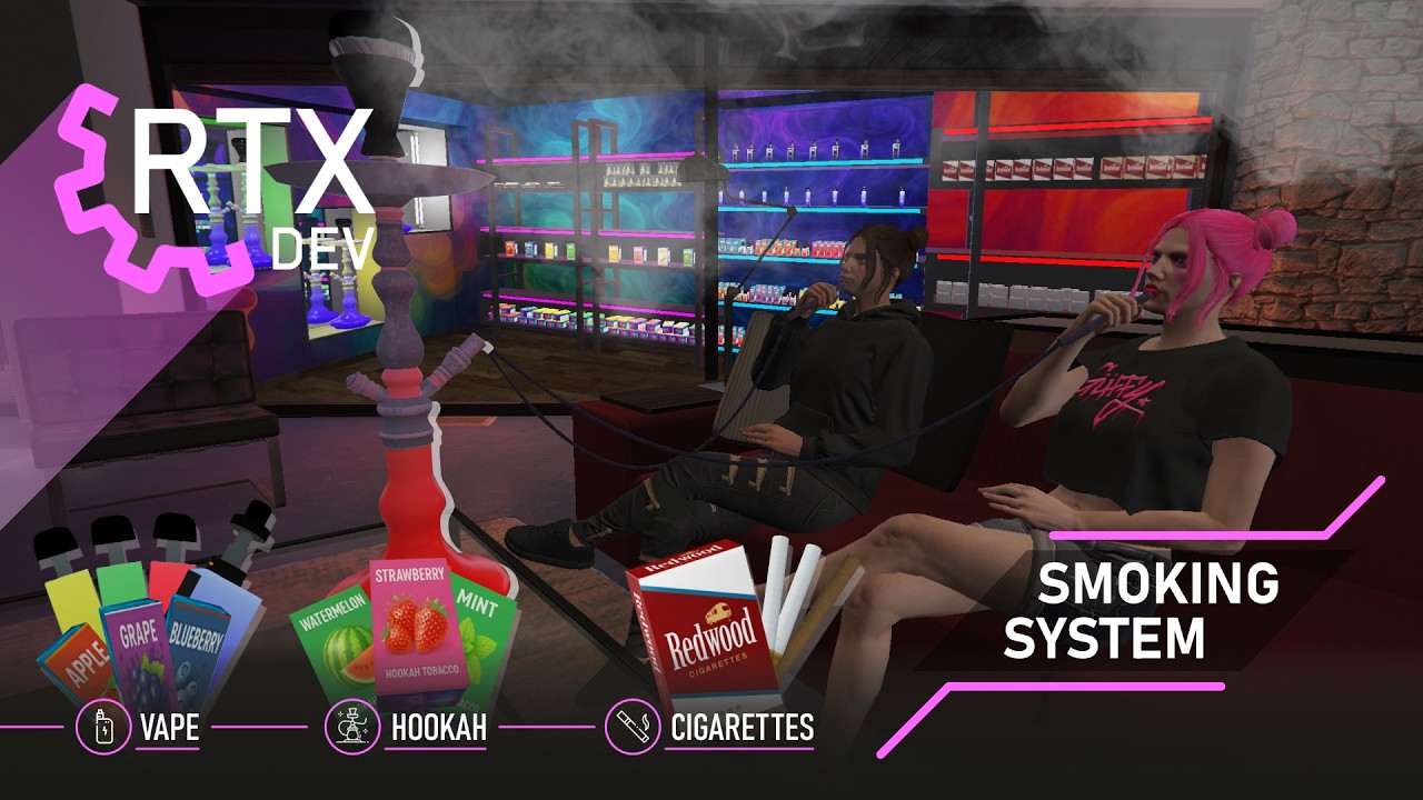FiveM Realistic Smoking System | RTX Dev