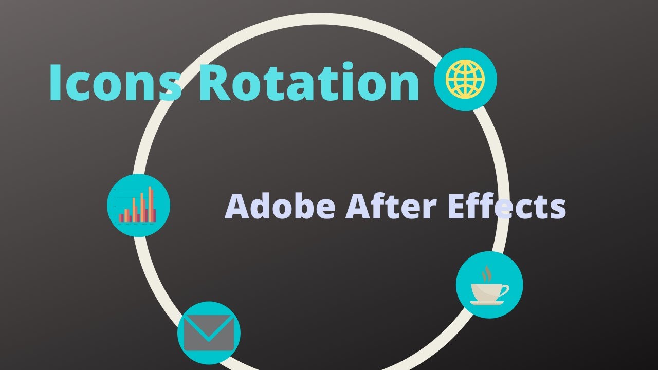 Icons rotation animation practice