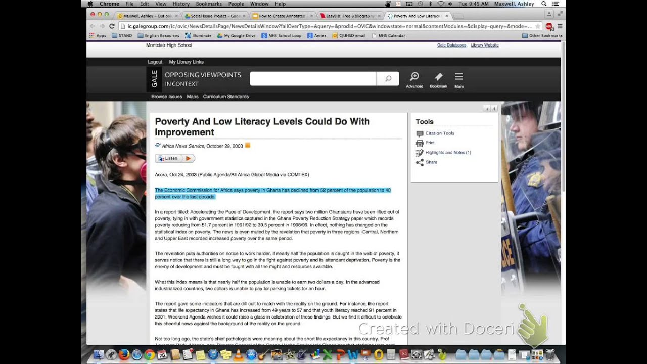How to Create an Annotated Bibliography with EasyBib