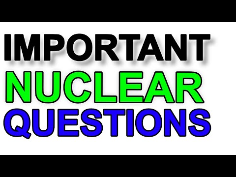 GCSE Physics REVISION: NUCLEAR AND RADIOACTIVITY QUESTIONS
