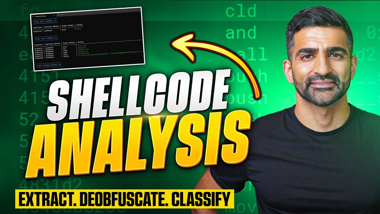 Shellcode Analysis: Strings, Deobfuscation & YARA (Malware Analysis & Reverse Engineering)