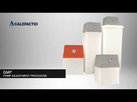 CALEFACTIO - GMP PUMP ADJUSTMENT PROCEDURE