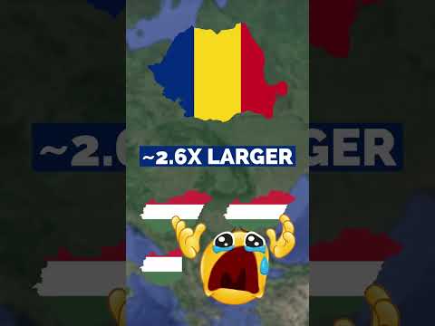 Letโs Compare Romania to Hungary! ๐ท๐ด ๐ญ๐บ #shorts