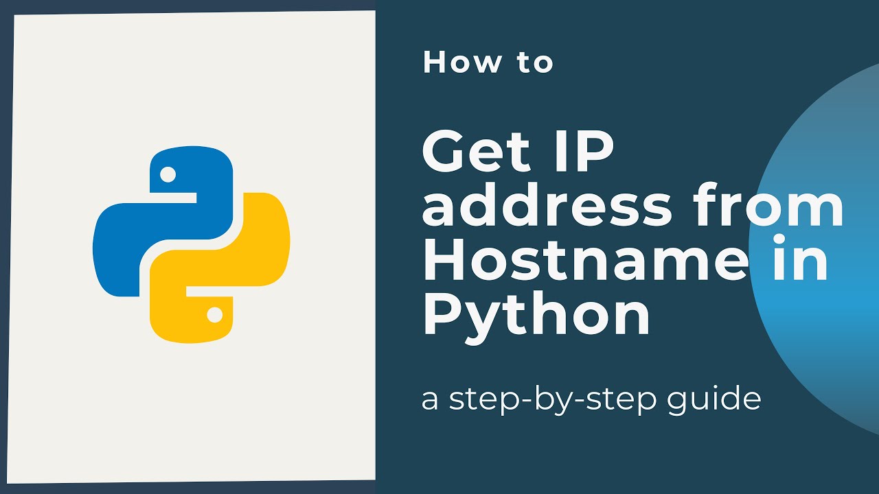 How to get IP address from Hostname in Python
