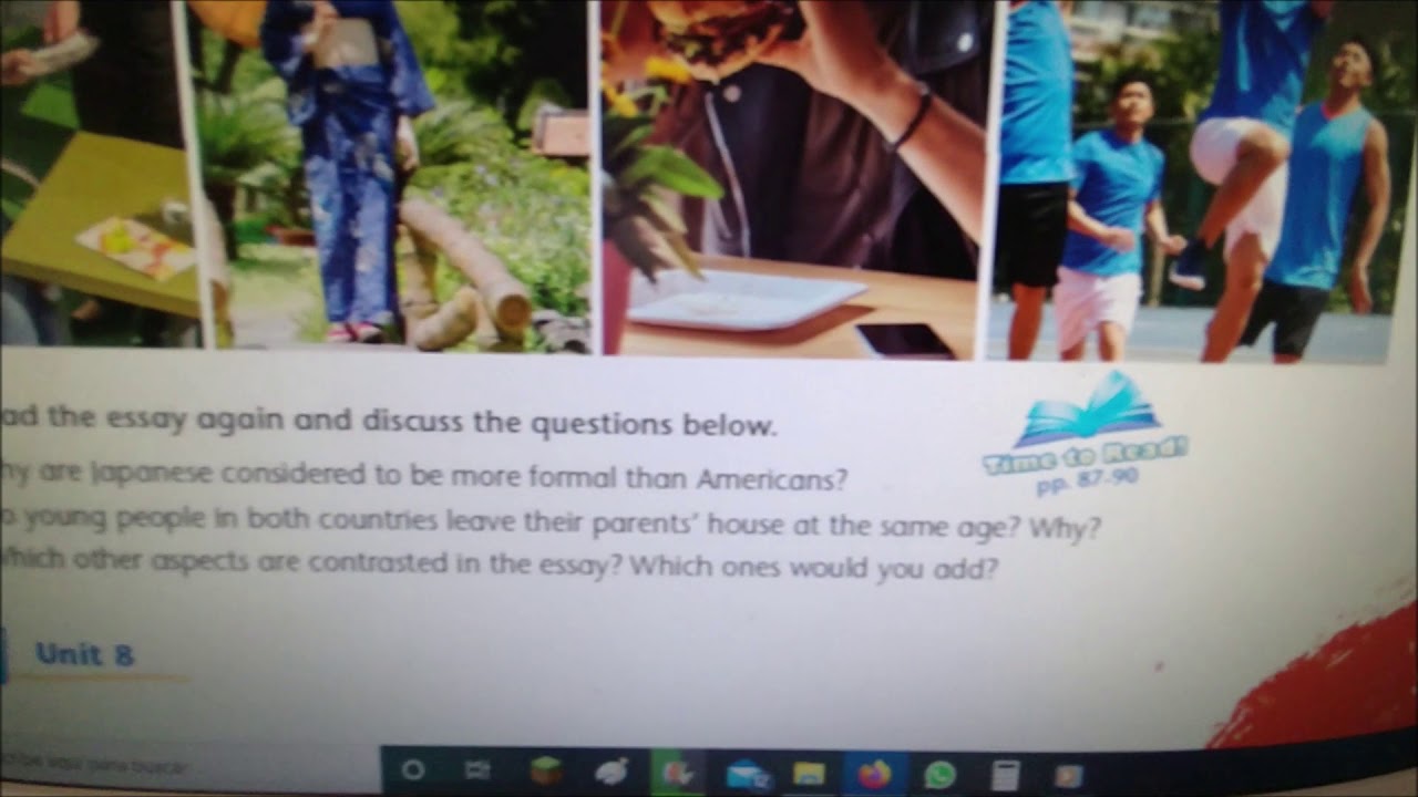 Trabajo de Segundo Grado Inglés Libro Yes We Can!