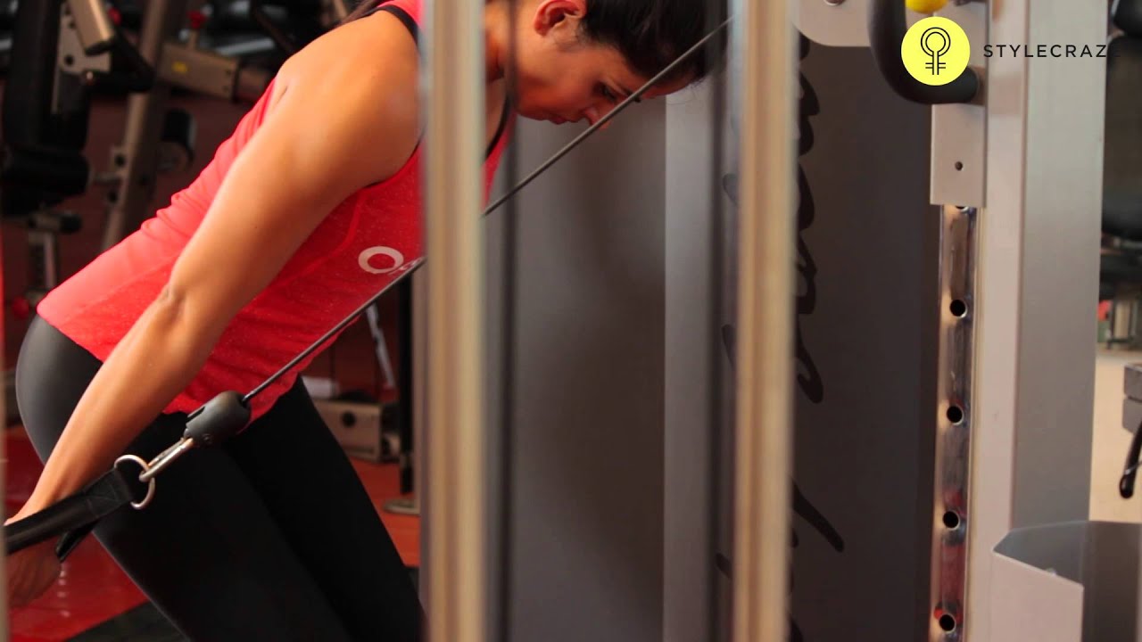 How To Do CABLE TRICEPS KICKBACK Workout
