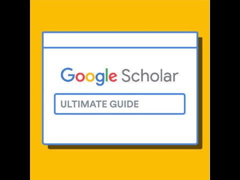 "Google Scholar Unleashed: The Ultimate Tool for Scholars and Researchers Everywhere!" Part 1