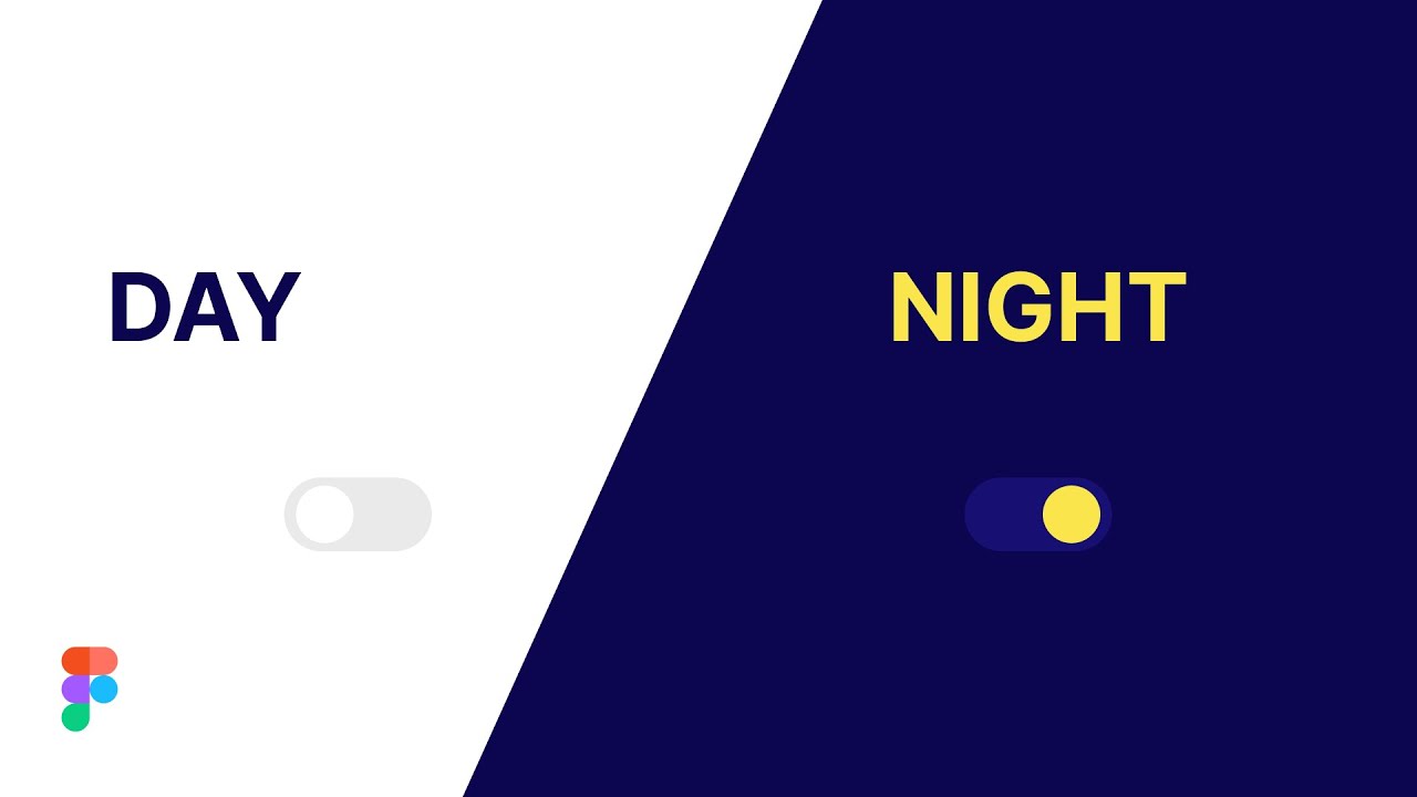 Day Night Toggle button in two minute using Figma