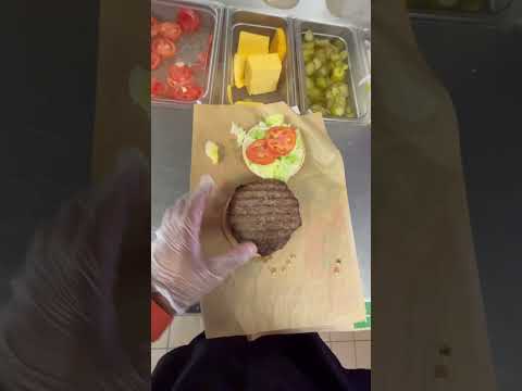 BK POV: A Burger King Crew Member Got A Triple Whopper With Swiss & American Cheese #Shorts