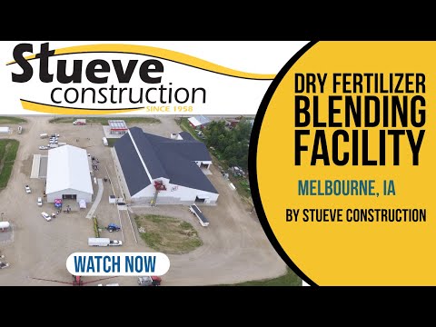 Stueve Construction fertilizer building New Century FS Melbourne, IA