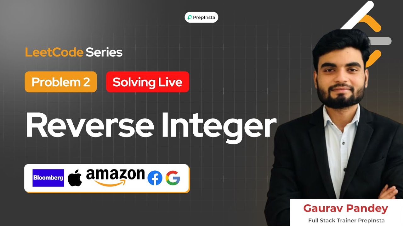 Day 2: LeetCode Problem Solving | Reverse Integer Solution Explained | 150 Days Coding Challenge