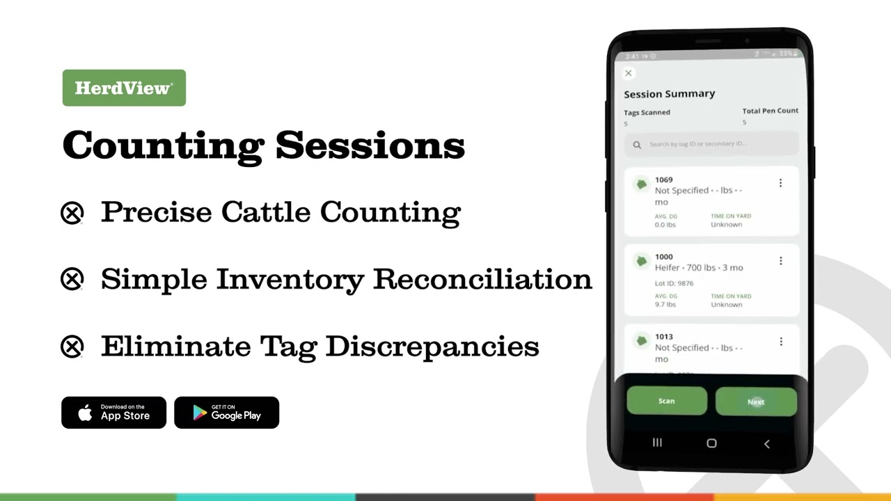 Counting Sessions | HerdView® App