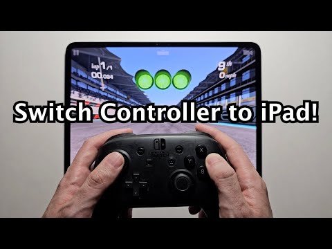 How to Connect Nintendo Switch Pro Controller to iPad!