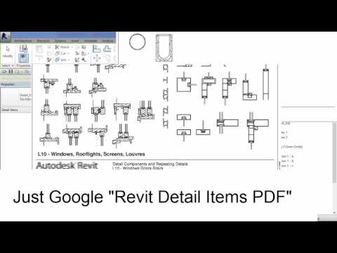 Module 8: Unit 5: Revit Architecture: Detail Components Video Lecture - Design Softwares