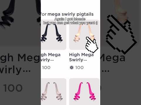 How to get realistic moving hair ✨ (in Roblox) #shorts