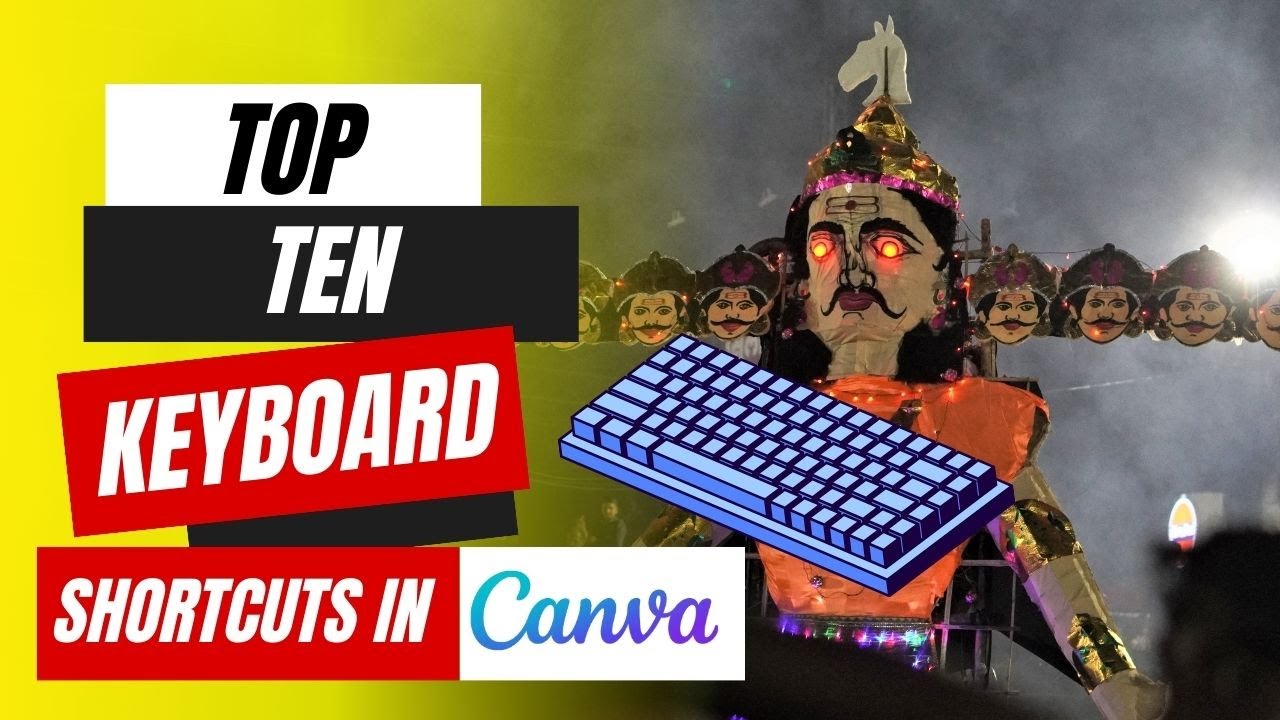 Top Ten Keyboard Shortcut Key in Canva 2023 | Keyboard shortcuts |  Dussehra Special