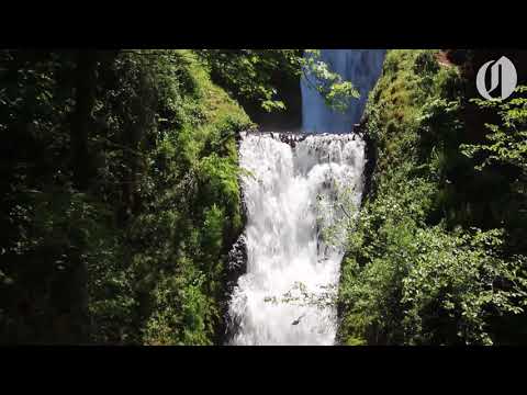 Bridal Veil Falls in the Columbia River Gorge