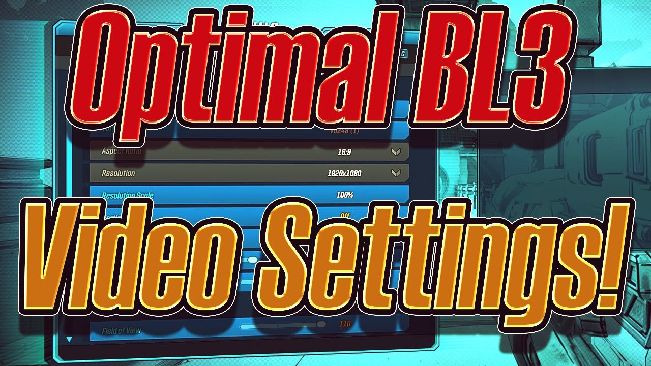 Borderlands 3 Optimal Video Settings! (How To Get The Most Performance)