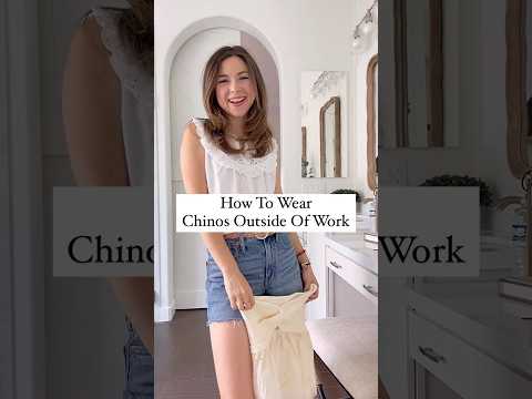 Chinos outfit inspo - styling tips - petite outfit ideas - fall outfit ideas - chic outfit inspo
