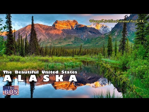USA Alaska State Symbols/Beautiful Places/Song ALASKA's FLAG w/lyrics