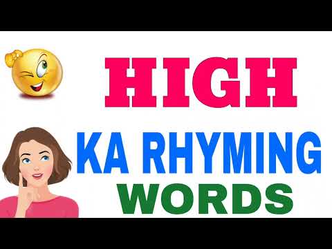 High ka rhyming word | Rhyming words of High | High rhyming words