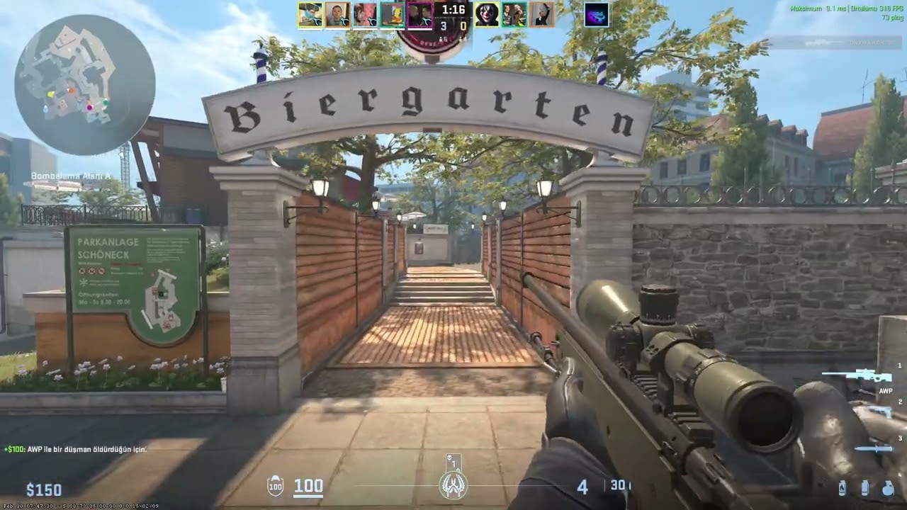 AWP 3K on overpass