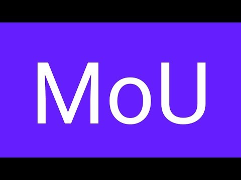 Full form of MoU