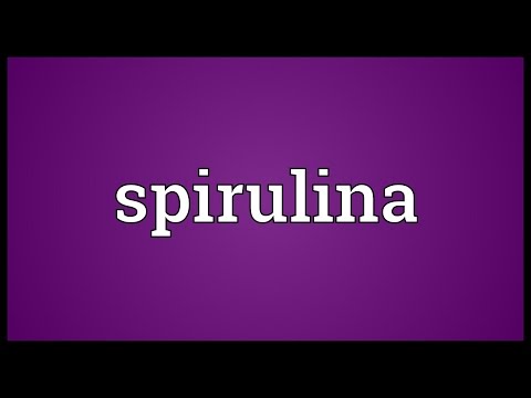 Spirulina Meaning