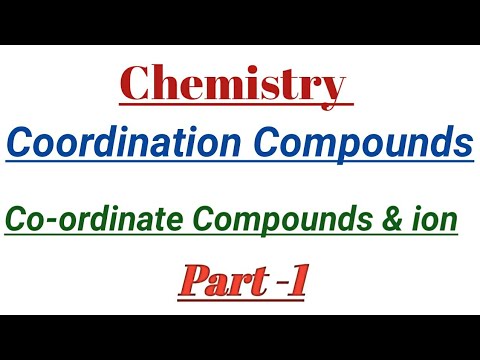 coordination compounds class 12/class 12 chemistry chapter 9 in hindi/Ncert chemistry Class 12