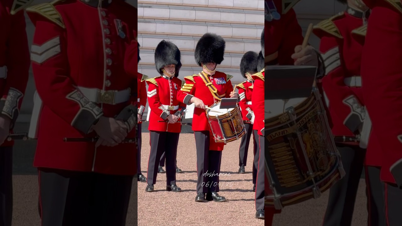 Clip from Sunday parade 06/04/25 #SundayParade #kingsguard #grenadiers #buckinghampalace #london