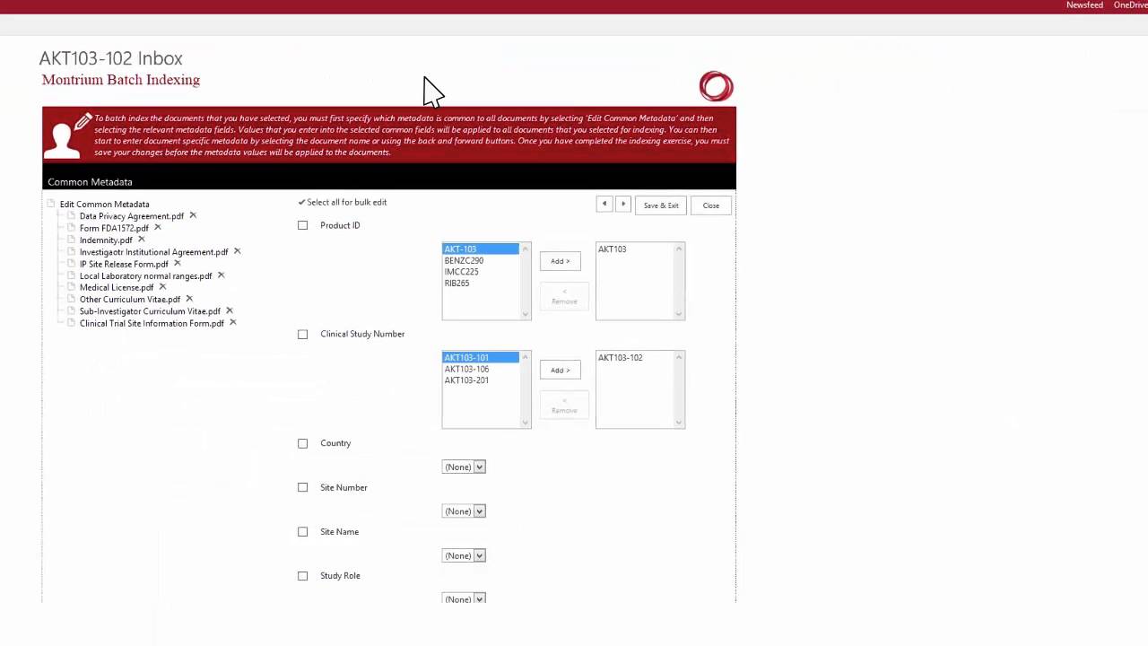 eTMF Connect Demo | Batch Indexing and Uploading Documents | IntuitionLabs.ai