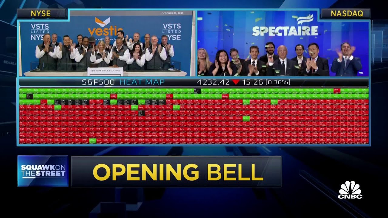 Opening Bell: October 25, 2023