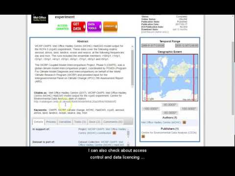 Finding CMIP5 data at CEDA