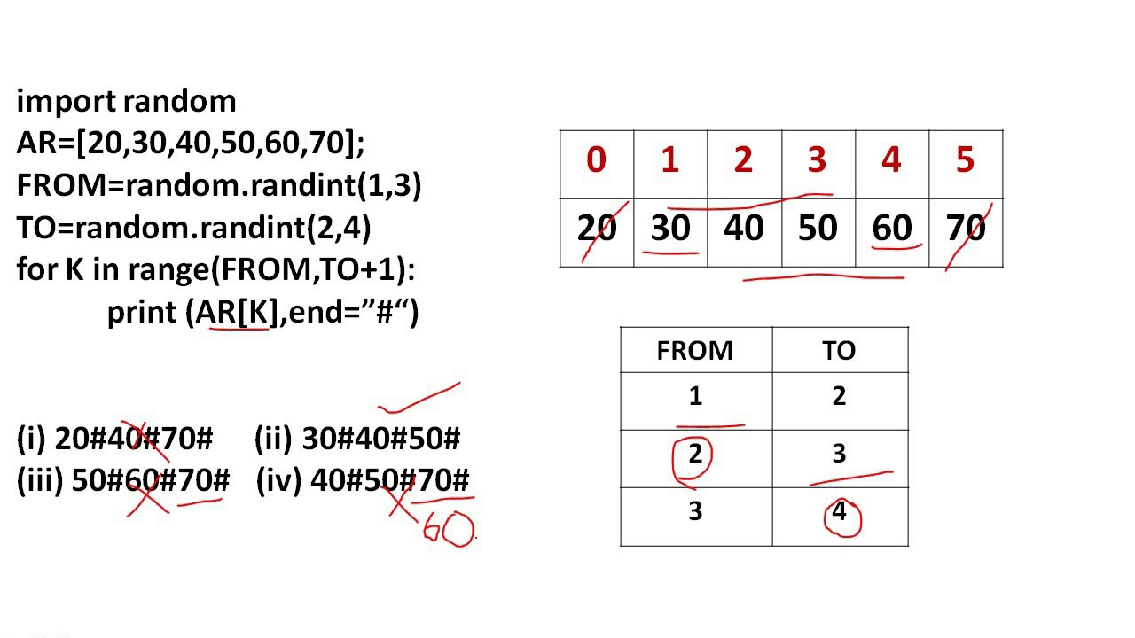 Question based on random module- 6||CBSE COMPUTER SCIENCE CLASS 11,12 | #python