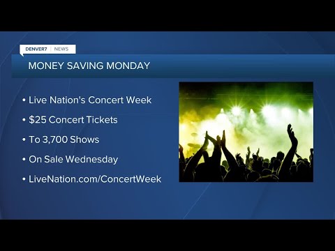 Money Saving Monday: $25 concert tickets