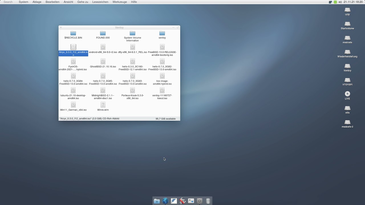 helloSystem Development Update: Disk Images and Application Bundles