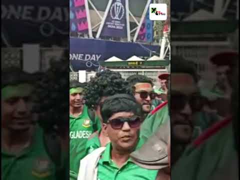 Bangladesh fans go crazy ahead of their team's game against Netherlands at Eden Gardens l CWC2023