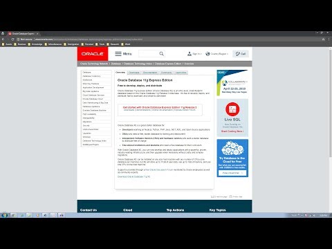 Oracle Database 11g Express Edition - Part 1 (Download and Install)