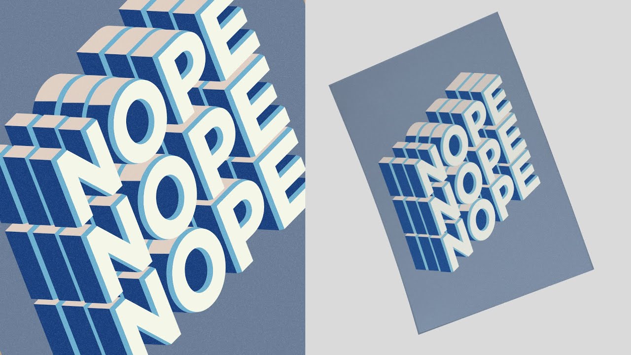 Creative Typography Poster Tutorial | Adobe Illustrator 022