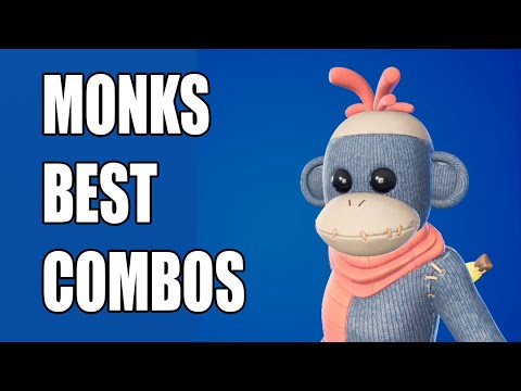 BEST COMBOS for MONKS Skin - Fortnite
