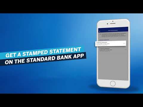 Standard Bank | Business Banking | Self Service | Get a stamped statement