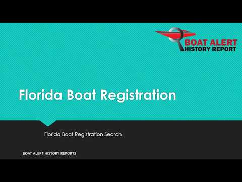Florida Boat Registration